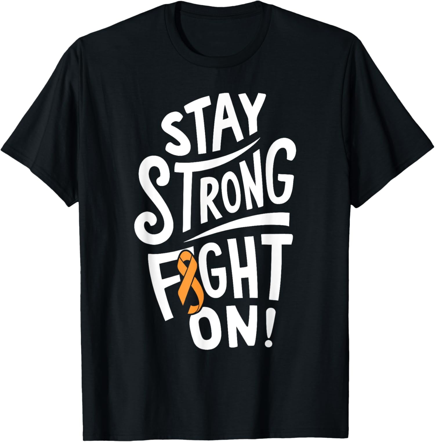 Stay Strong- Appendix Cancer Awareness Supporter Ribbon T-Shirt ...