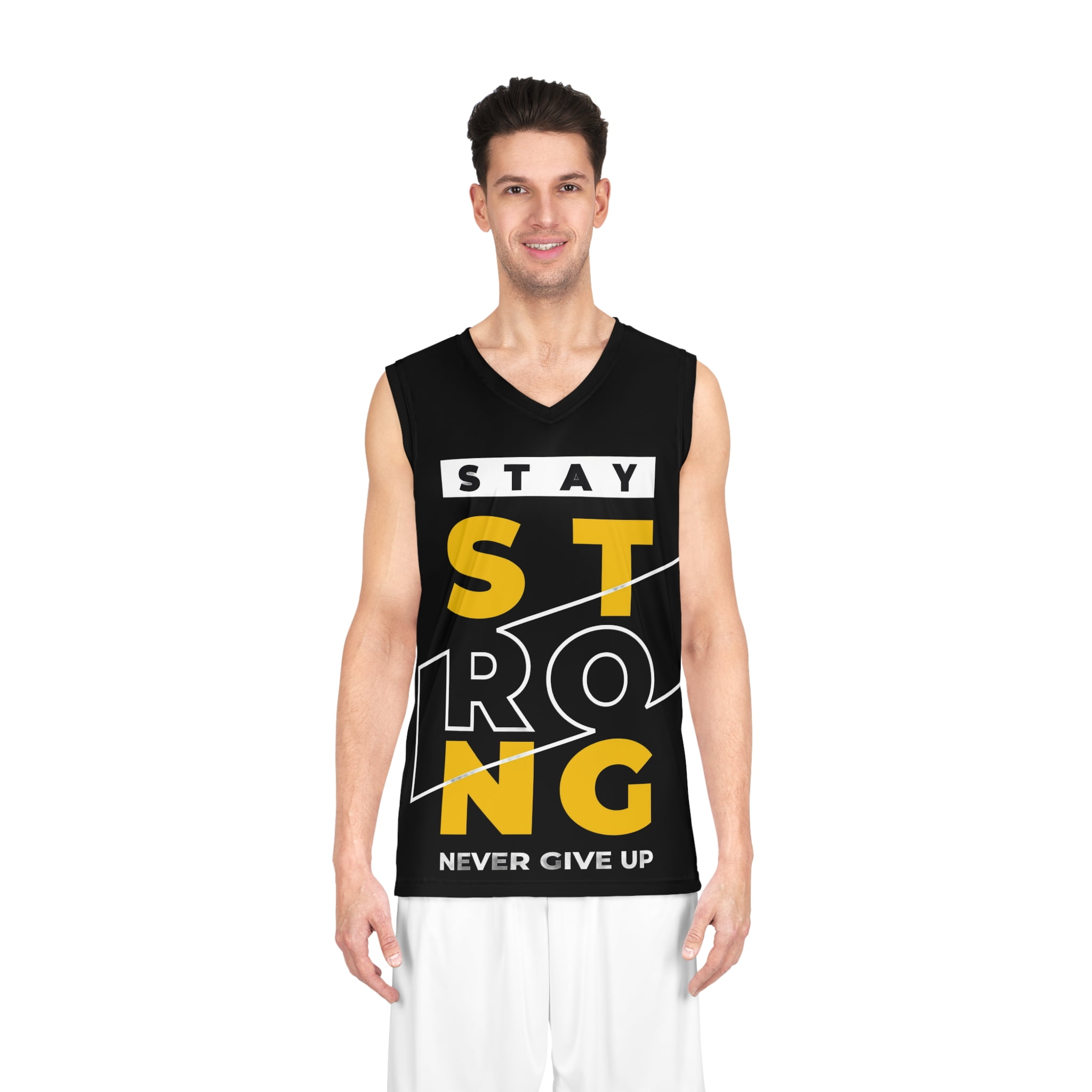 Stay Strong Basketball Jersey - Walmart.com