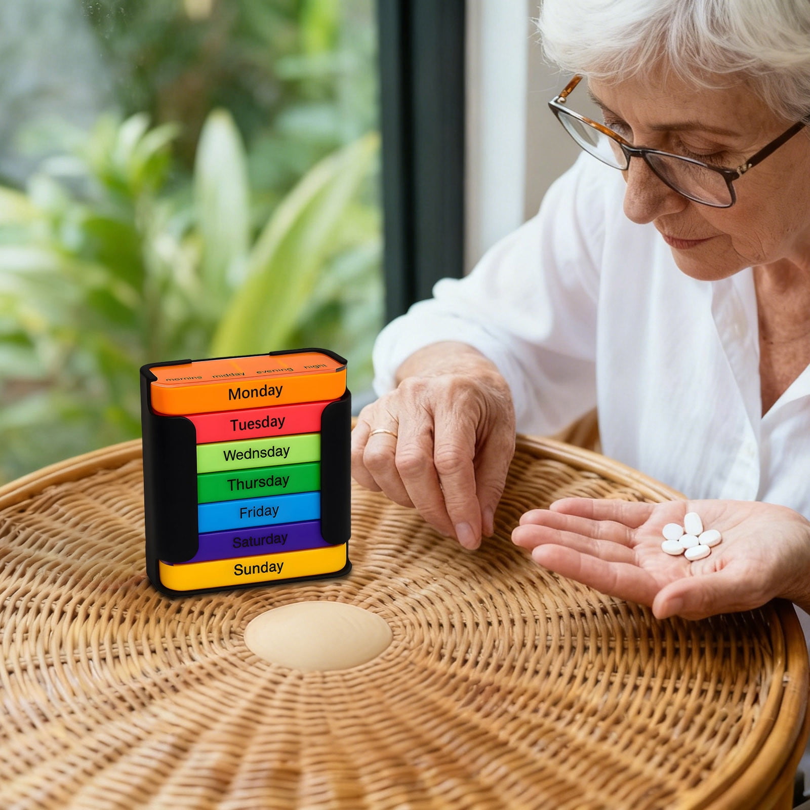 Stay On Track 7 Day Airtight Rice Storage Containers Food Pantry ...