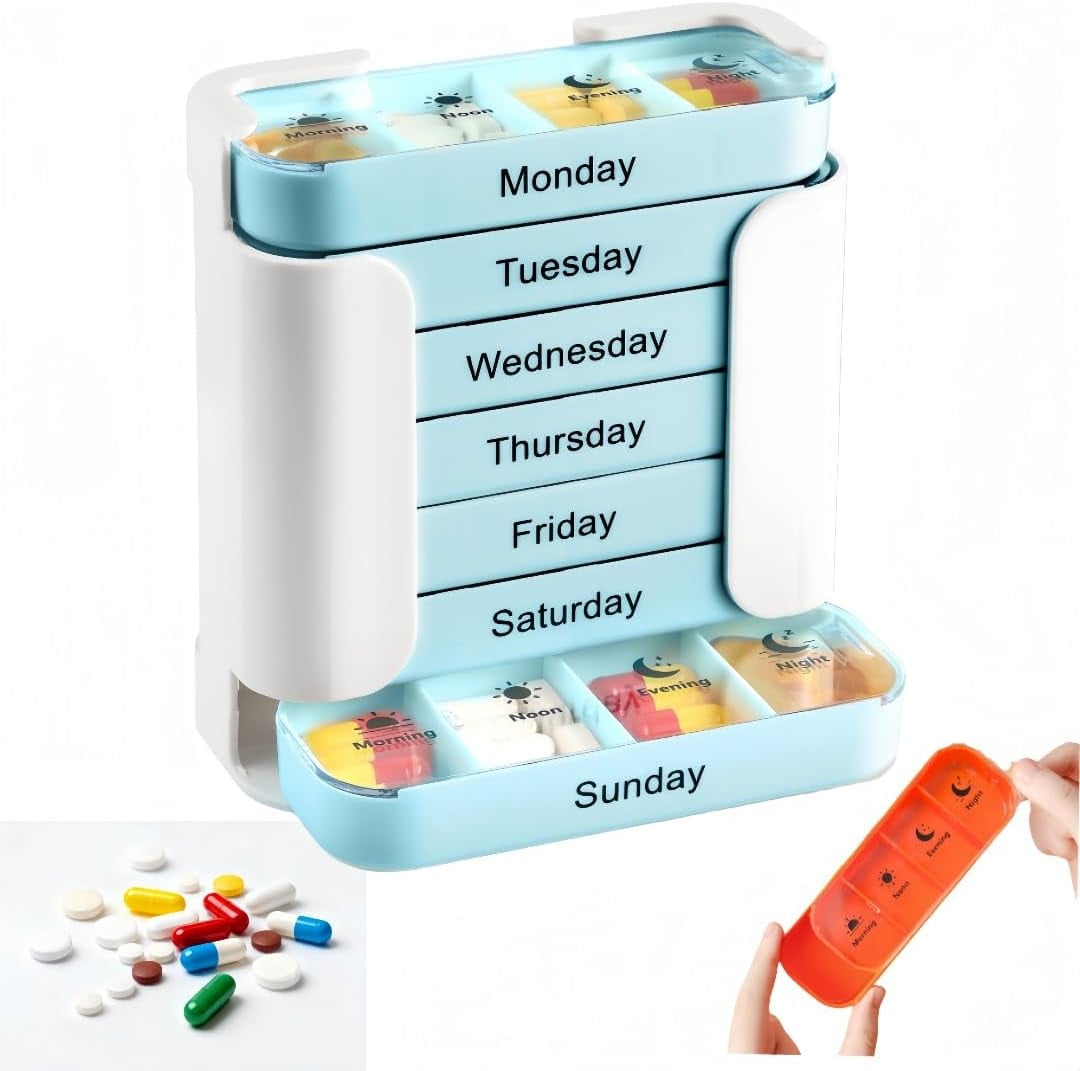 Stay on Track - 7-Day Medication Organizer - for Effortless Health ...
