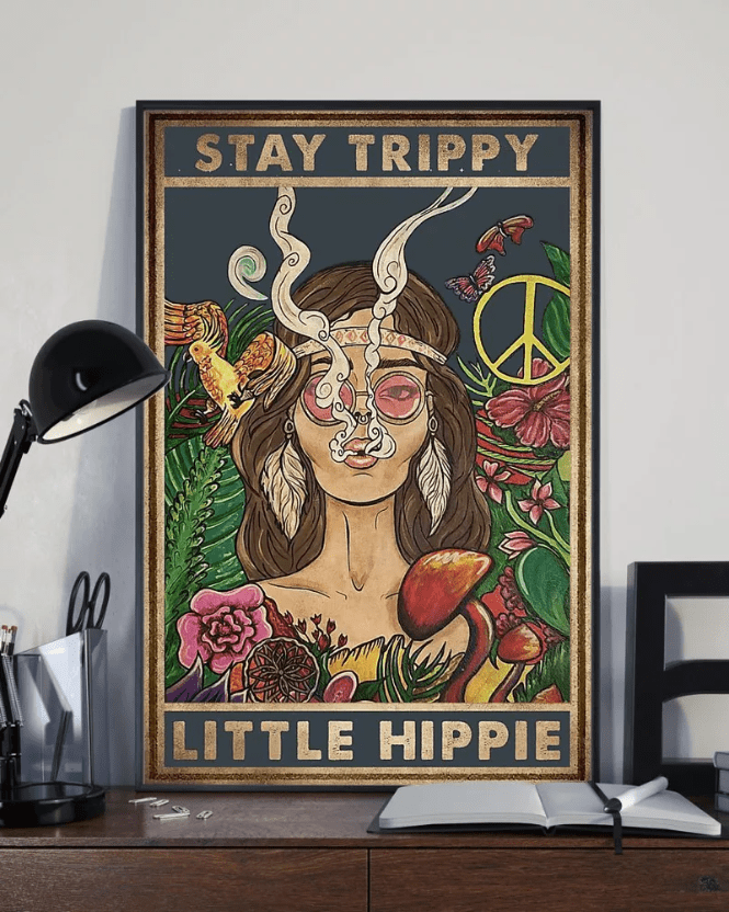 Stay Trippy Little Hippie Home Decor Wallart Poster 24 x 36 Inch Poster ...