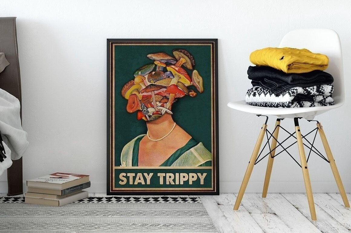Stay Trippy Poster Hippie Girl Poster Hippier Soul Poster Hippie