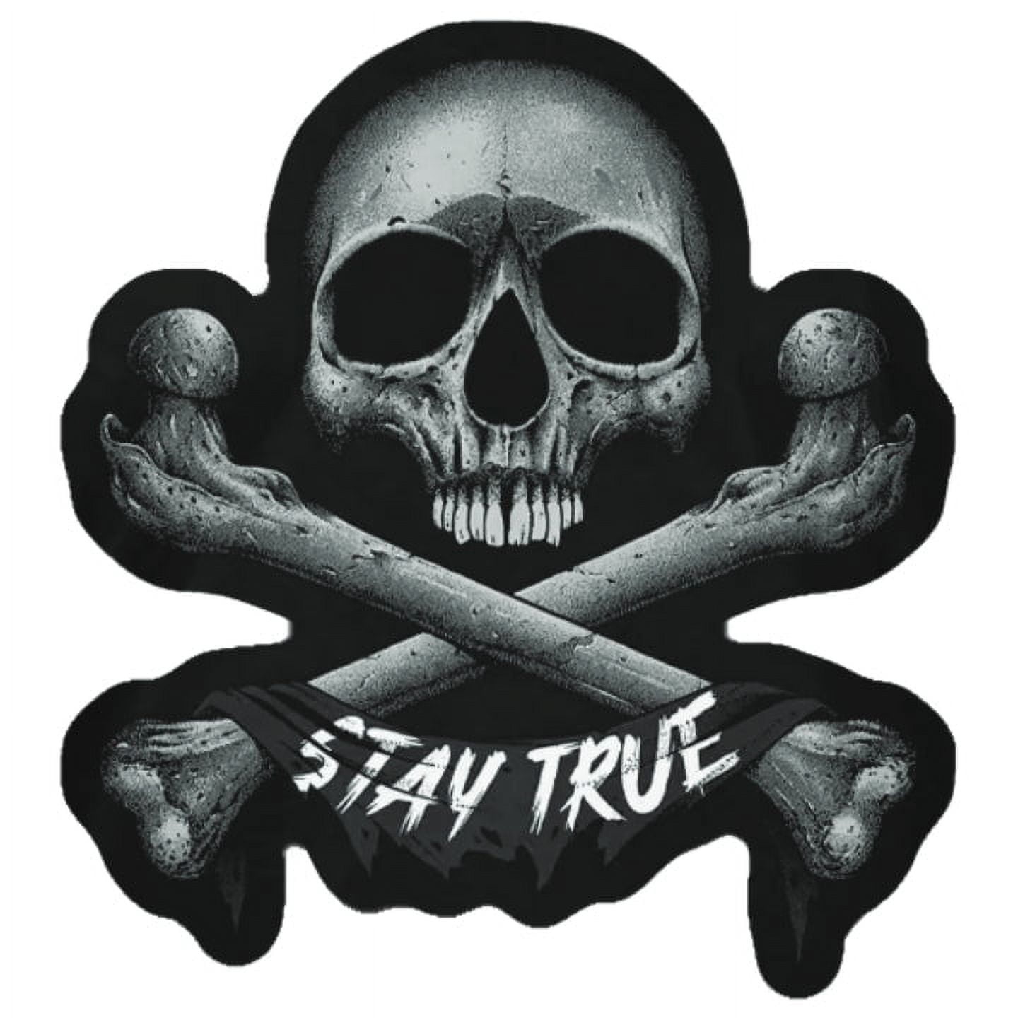 Stay True Full Color Vinyl Die Cut Single Velcro Printed Patch ...