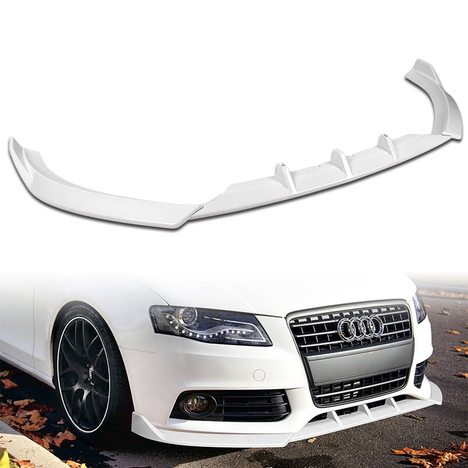 Stay Tuned Performance 3 Piece Front Bumper Spoiler Lip, White, for ...