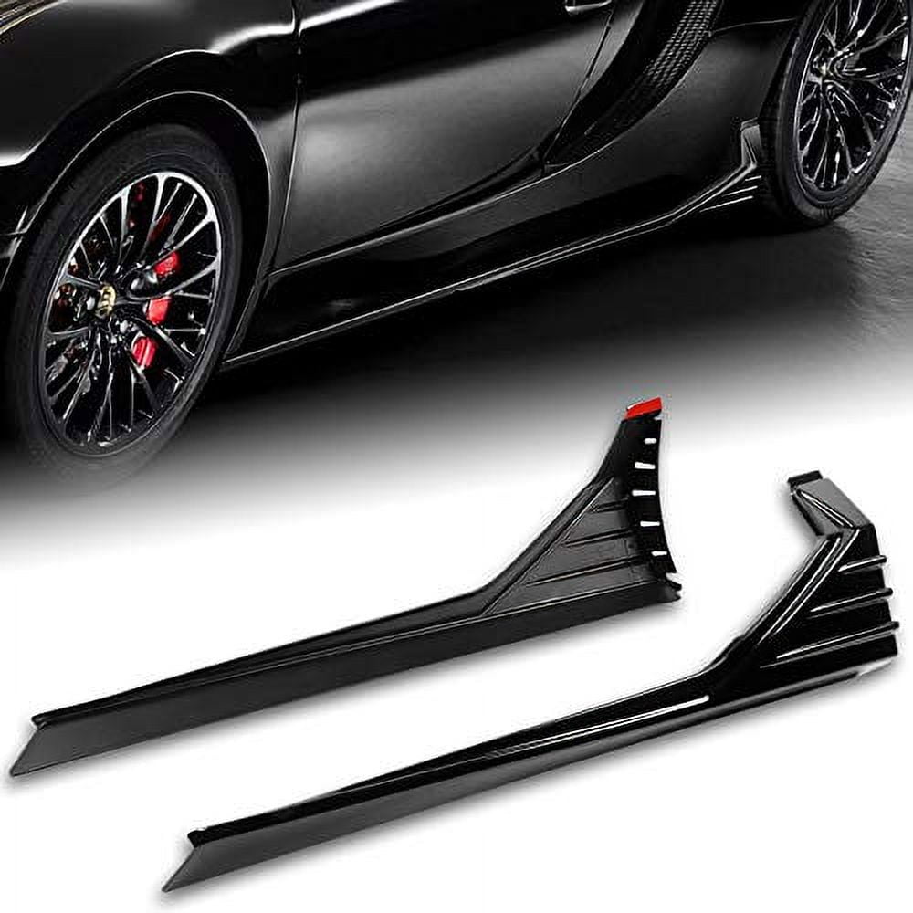 Stay Tuned Performance 30.6" x 9.5" MP-Type Painted Black Side Skirt ...