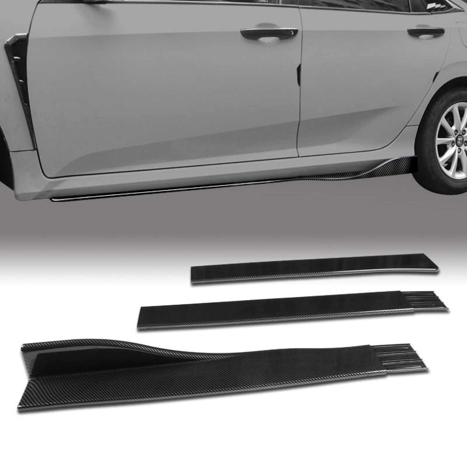 Stay Tuned Performance 59" x 4" Universal Carbon Look Side Skirt ...