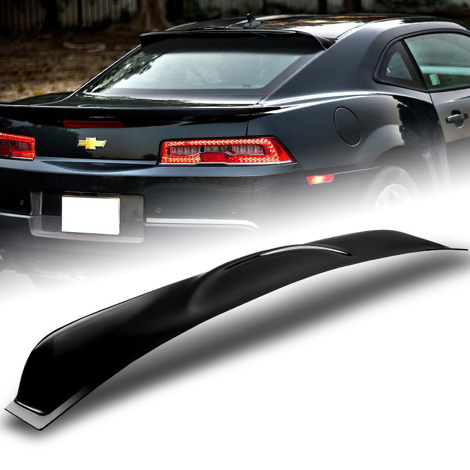 Stay Tuned Performance Black ABS Rear Window Roof Visor Spoiler Wing ...