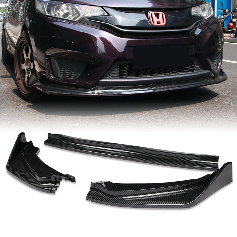 Stay Tuned Performance For 14-17 Honda Fit JDM Carbon Look Front Bumper ...