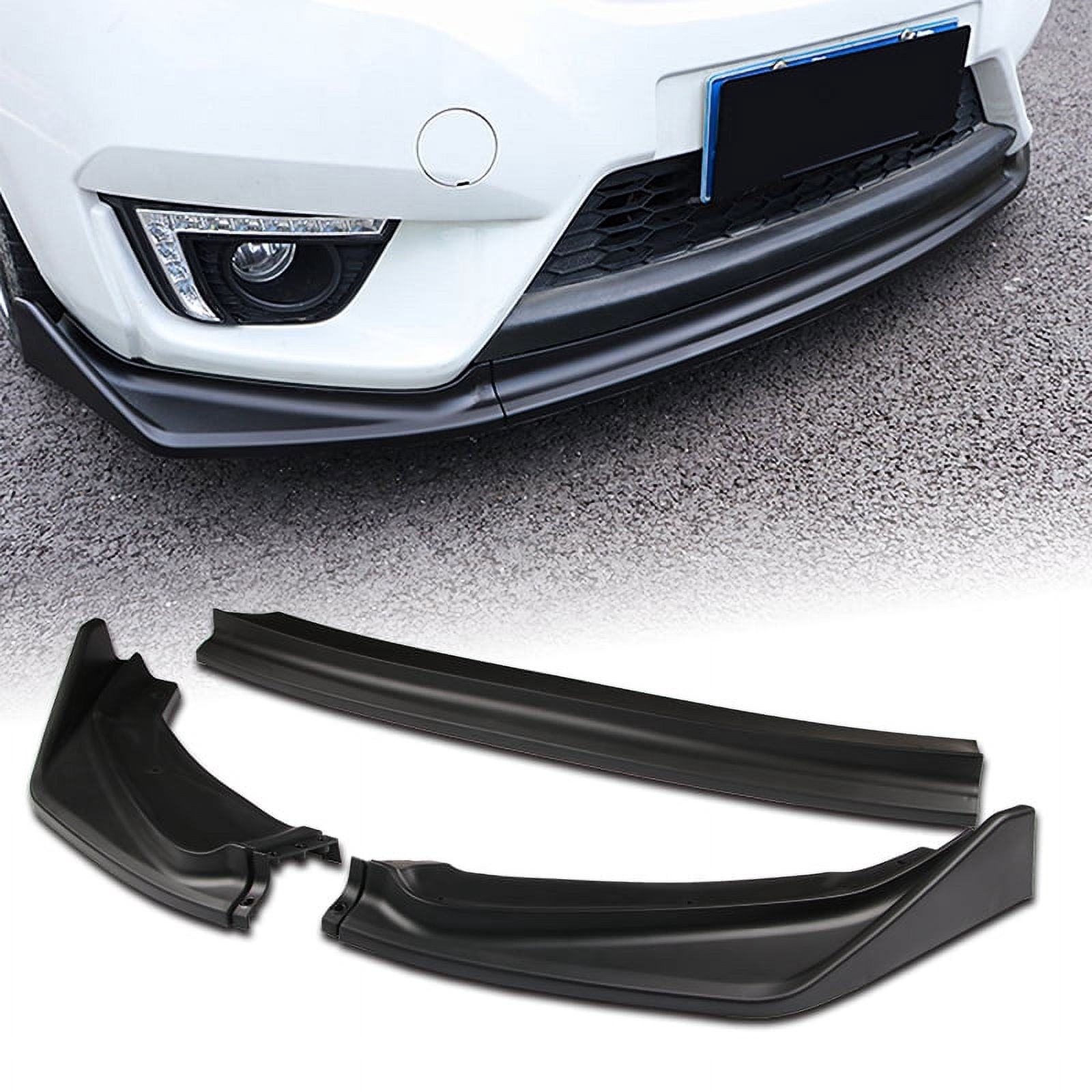 Stay Tuned Performance For 14-17 Honda Fit JDM Matt Black Front Bumper ...
