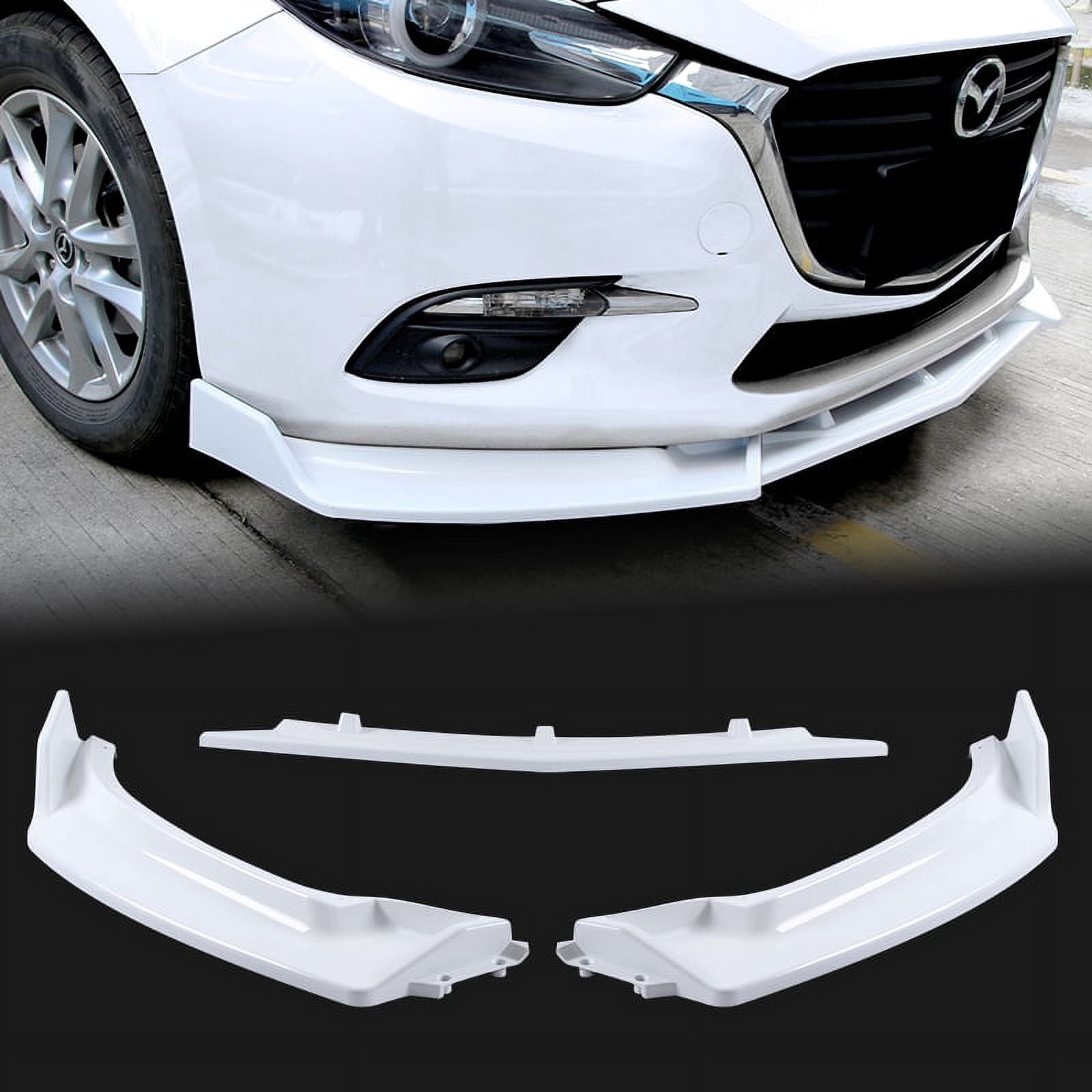 Stay Tuned Performance For 14-18 Mazda 3 Axela Painted White Front ...