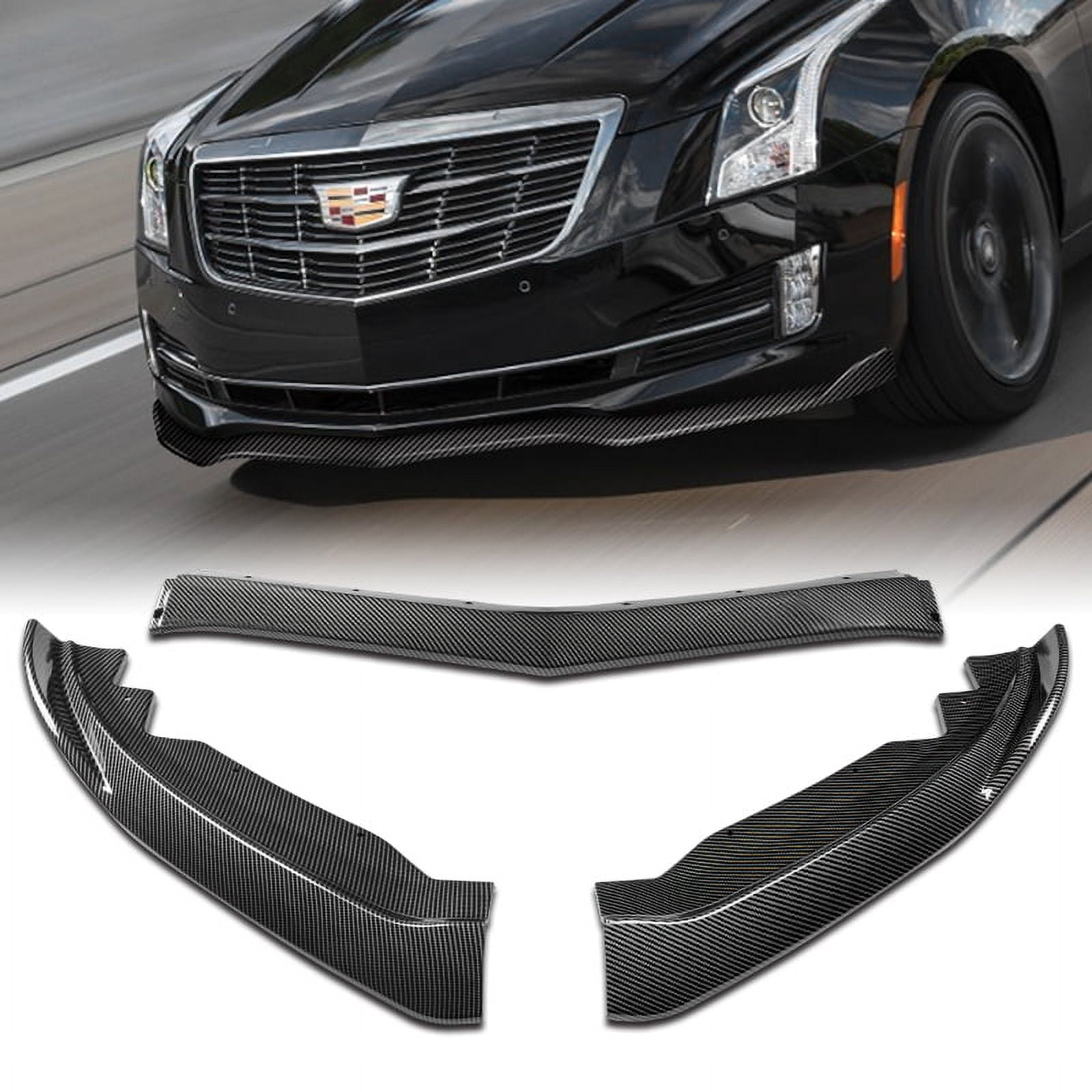 Stay Tuned Performance For 15-18 Cadillac ATS Carbon Fiber Look Front ...