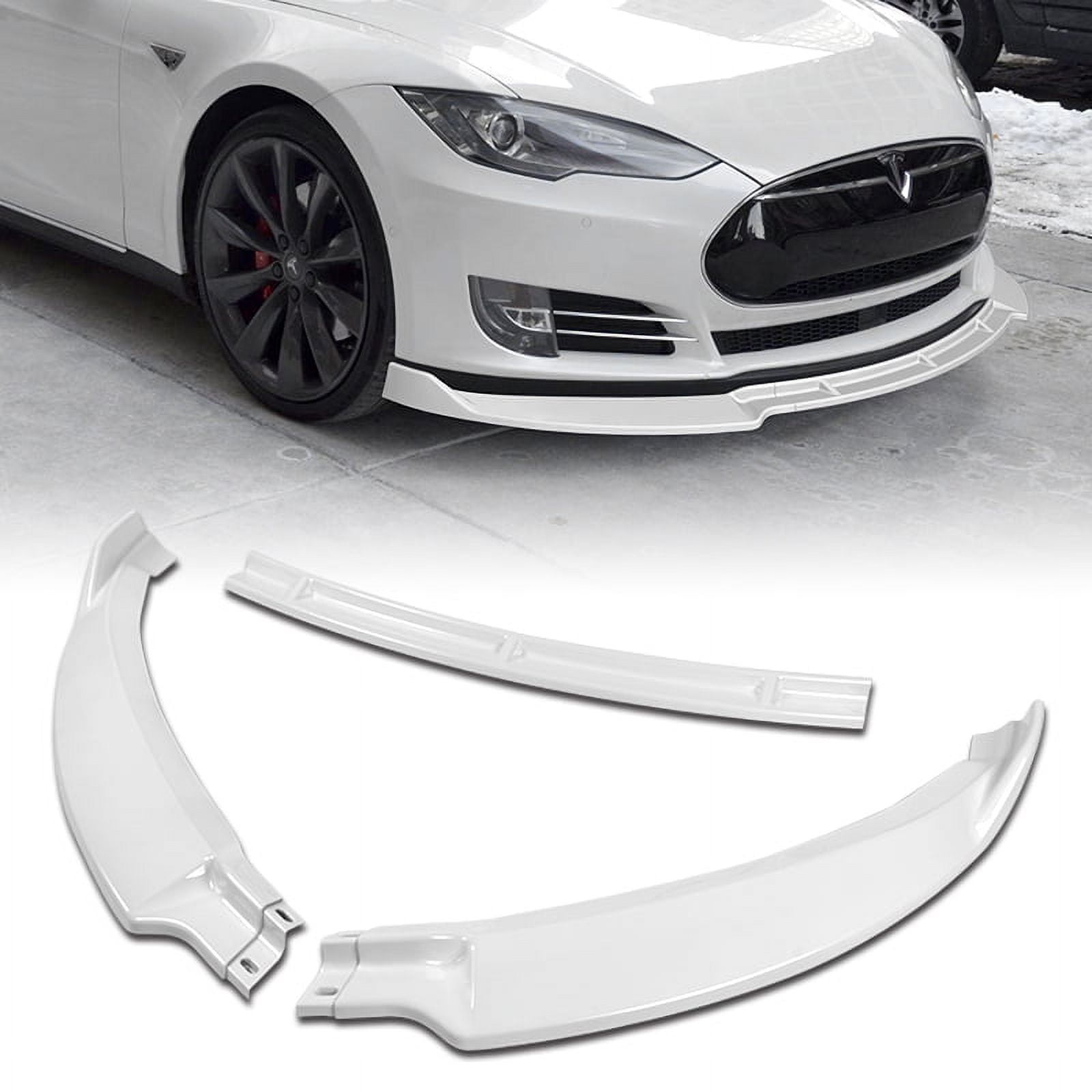 Stay Tuned Performance For 2012-2016 Tesla Model S Painted White Front ...