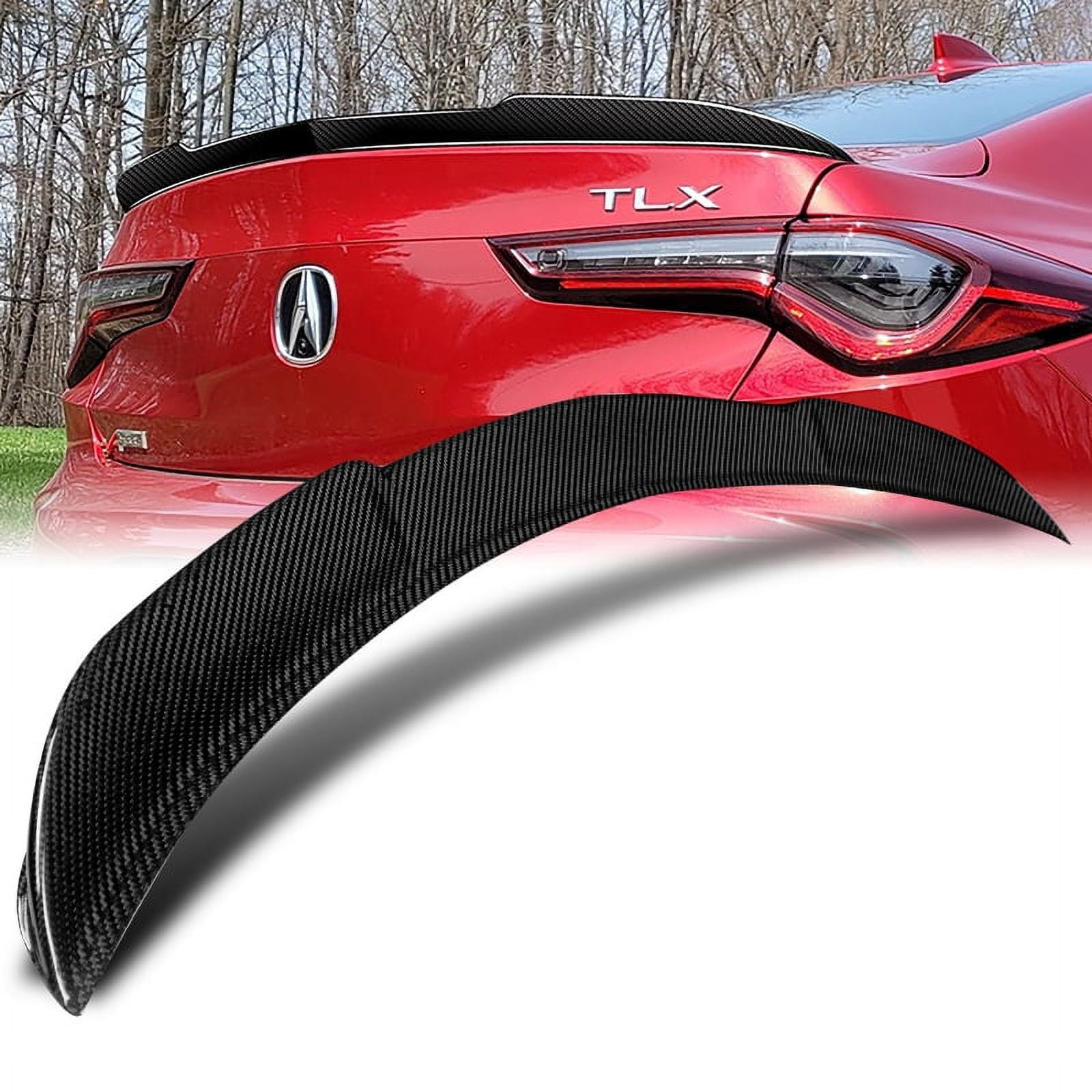 Acura Tlx 2015 V-Style For 2015-2020 Acura TLX Real Carbon Fiber Rear ...