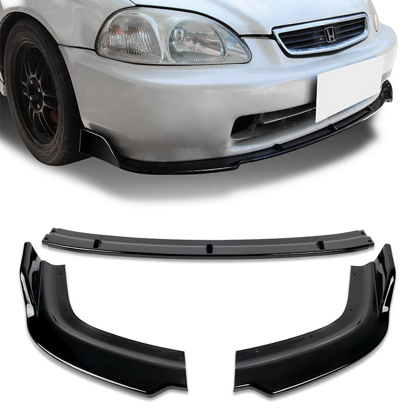 Stay Tuned Performance For 96-98 Honda Civic JDM CS-Style Painted Black ...