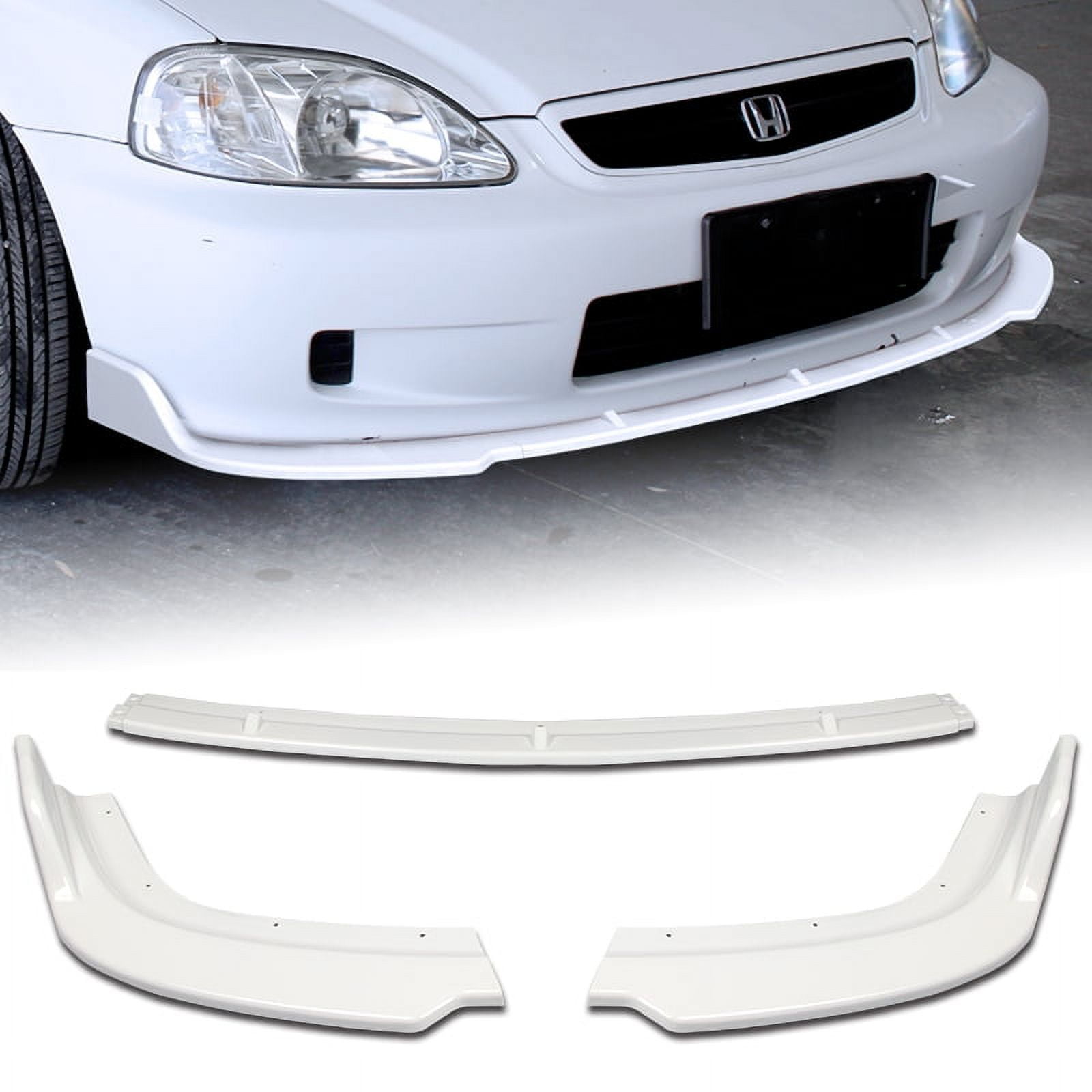 Stay Tuned Performance For 96-98 Honda Civic JDM CS-Style Painted White ...
