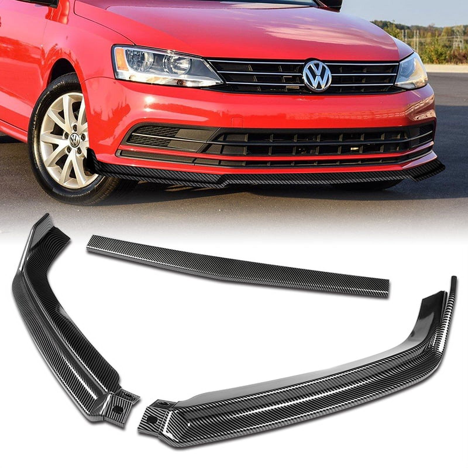 Stay Tuned Performance Front Bumper Splitter Spoiler Lip For 2015-2018 Volkswagen Jetta MK6 ...