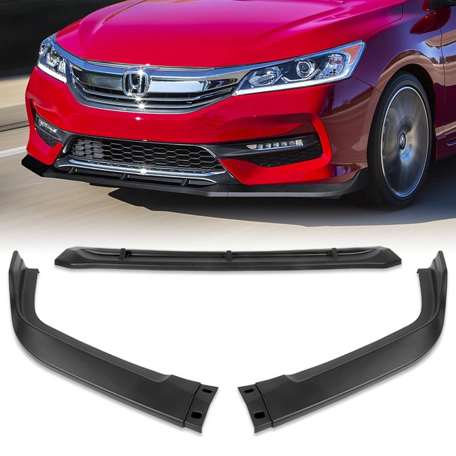 Stay Tuned Performance Bumper Spoiler Lip, Matt Black, for 2016-17 ...