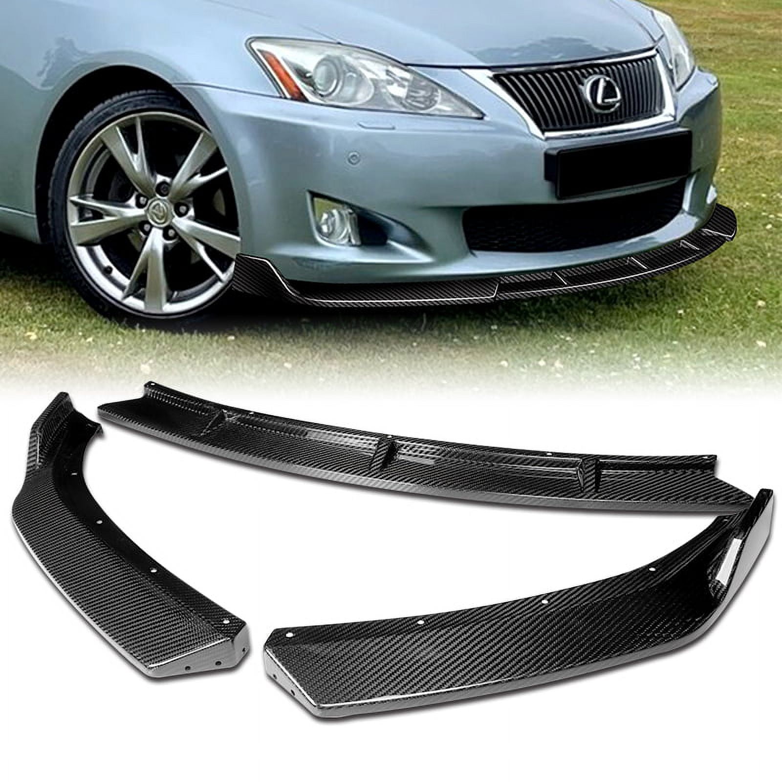 Stay Tuned Performance REAL Carbon Fiber Front Bumper Spoiler Lip For ...