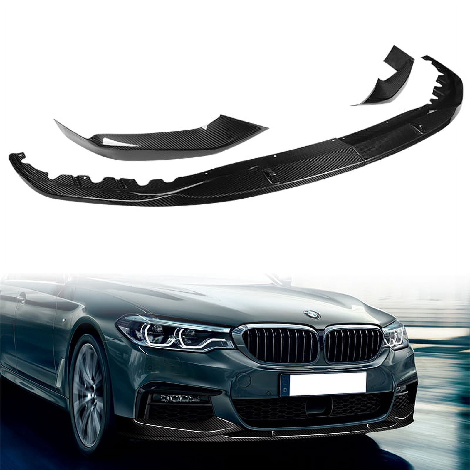 Stay Tuned Performance REAL Carbon Fiber Front Bumper Spoiler Lip For ...