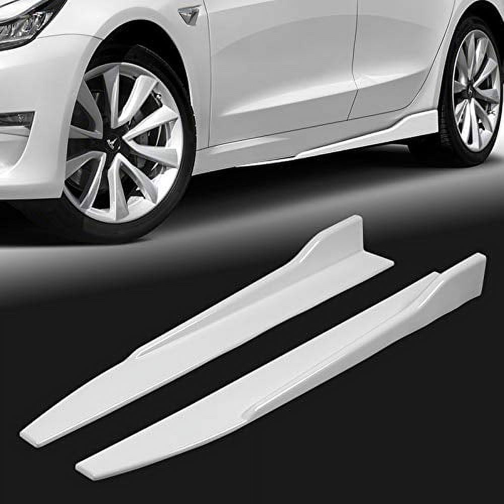 Stay Tuned Performance Universal Painted White Side Skirt Rocker ...