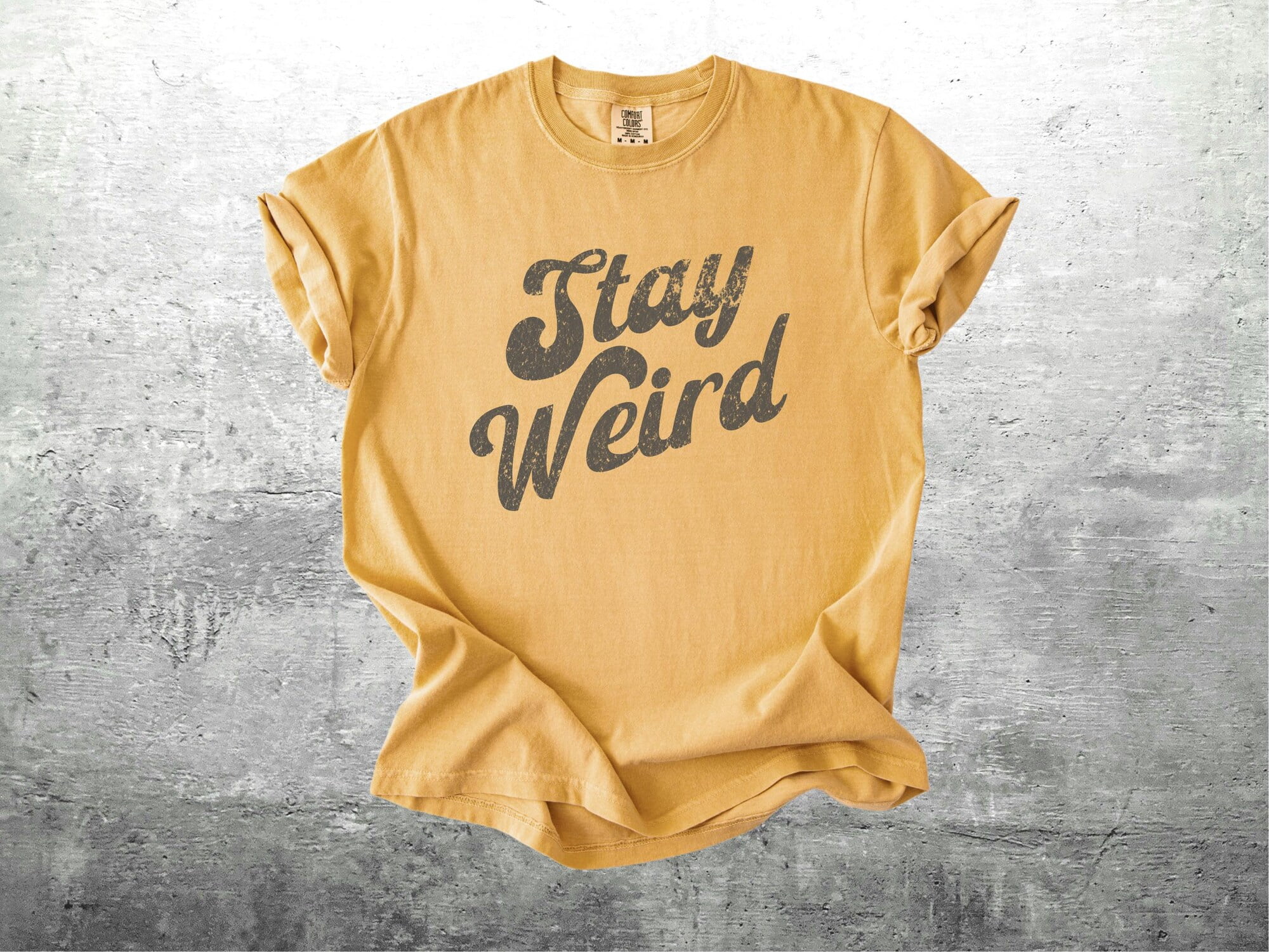 Stay Weird Shirt Retro 70s Style Shirt Womens Mens Tshirt - Walmart.com