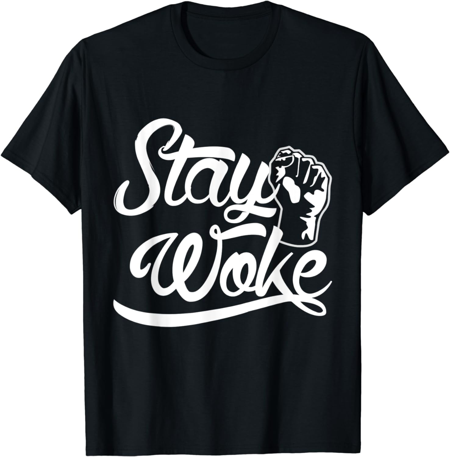 Stay Woke Against Inequality Black Power Political T-Shirt - Walmart.com