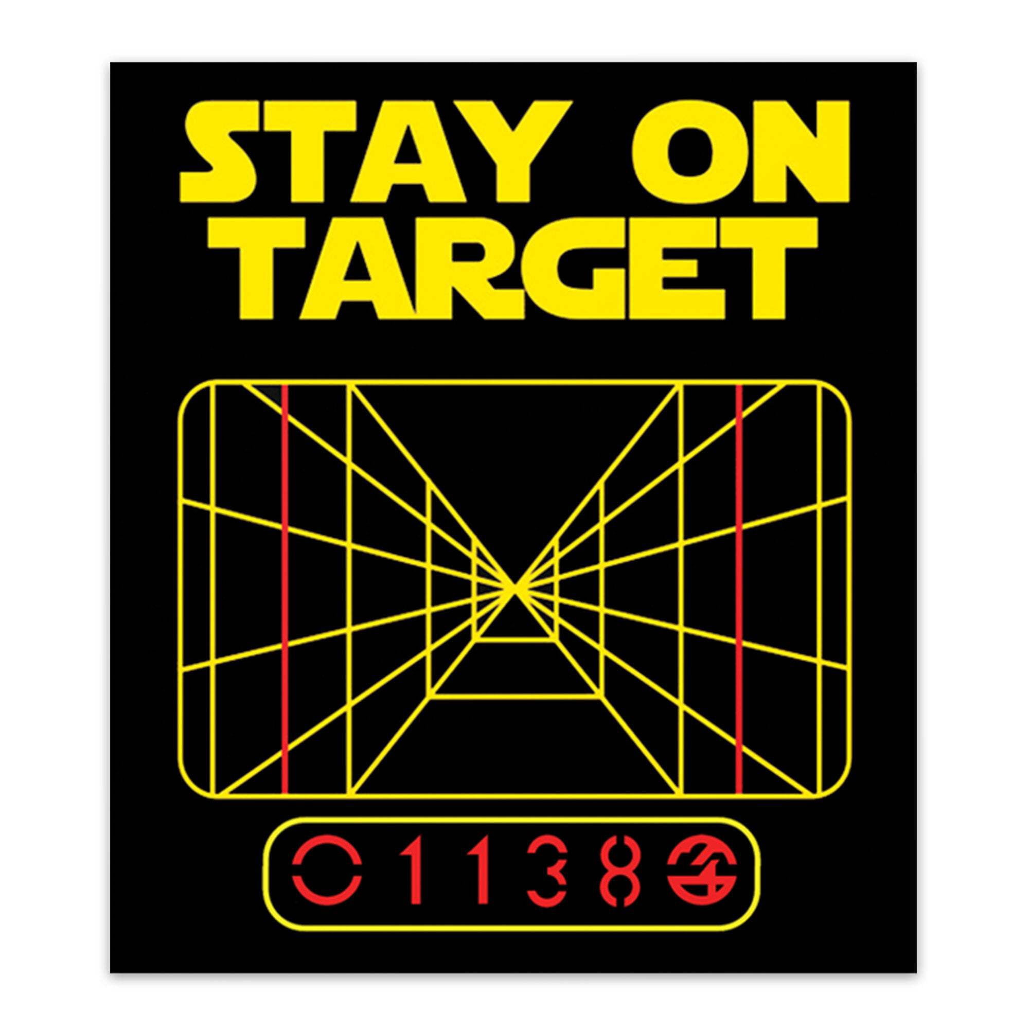 Stay on Target | Sticker - Walmart.com