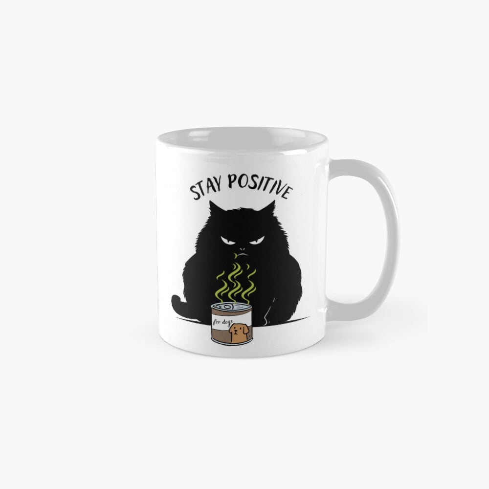 Stay positive despite hunger Classic Mug - Walmart.com