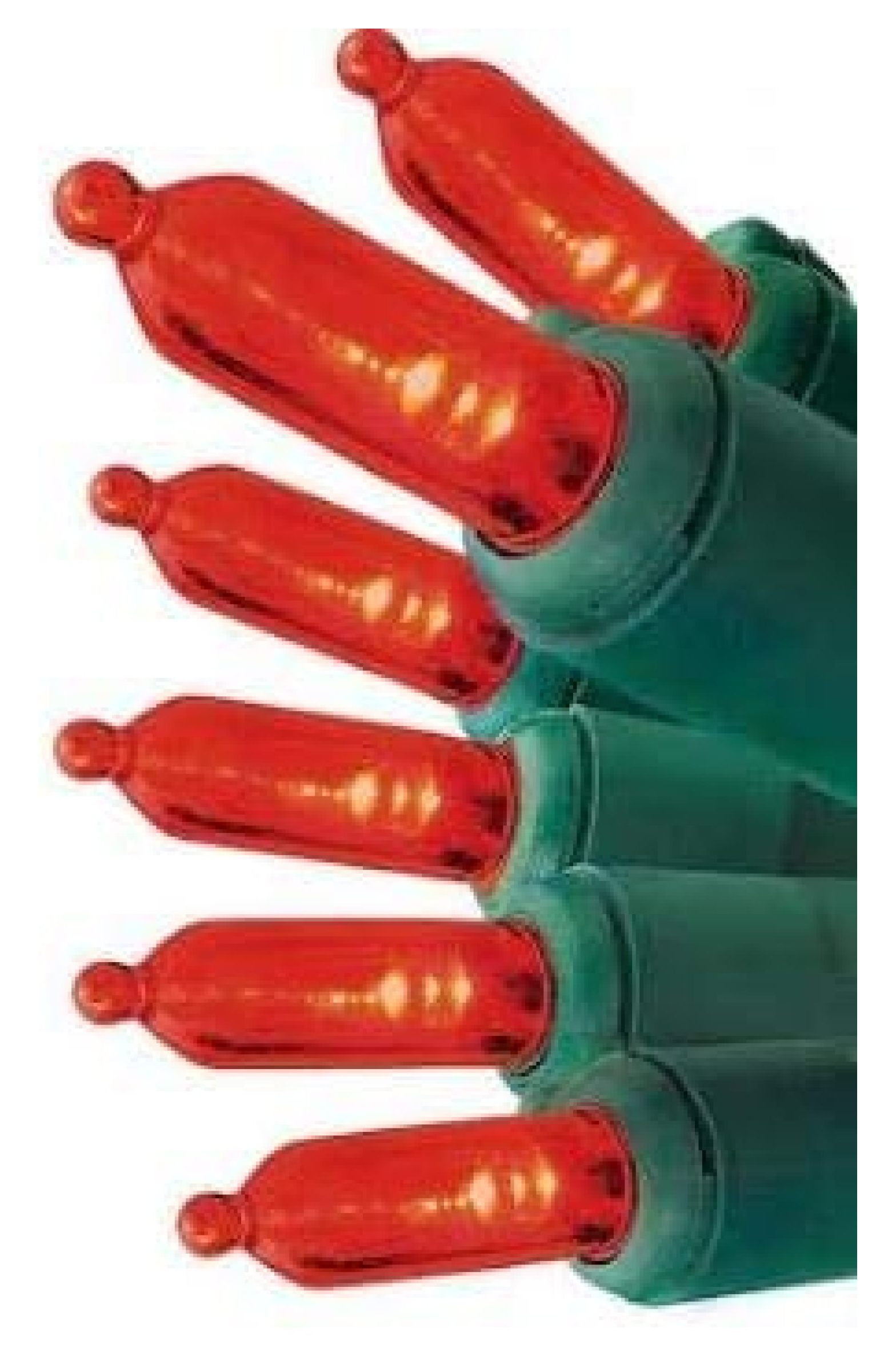 StayBright 100-Count 24.75-ft Red LED Plug-in Christmas String Lights ...