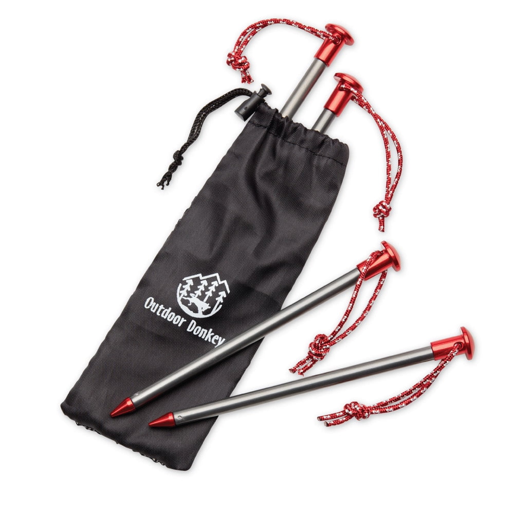 StayPut Aero Aluminum Tent Stake with Storage Bag - Walmart.com