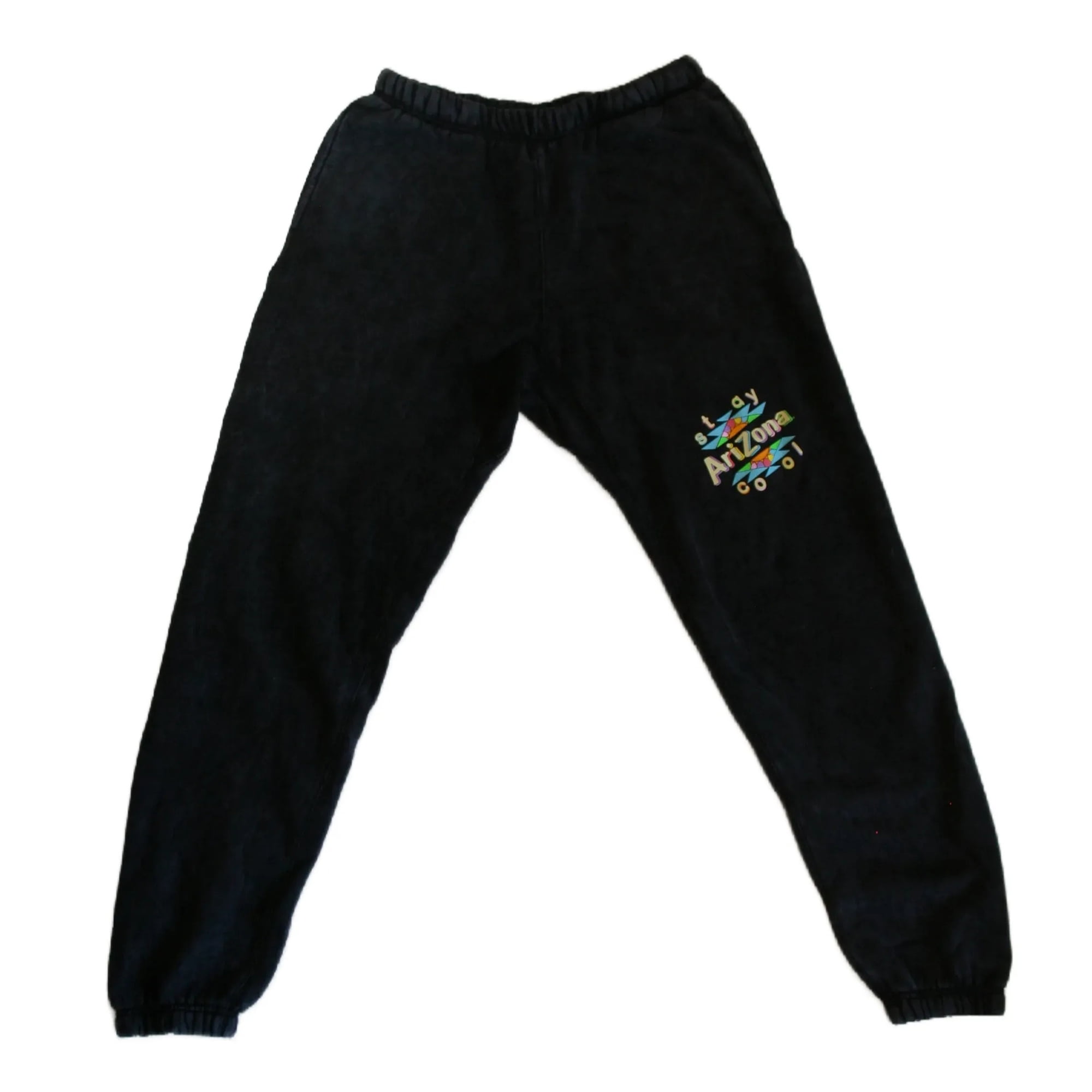 Staycool Arizona Men's Black Sweatpants with Elastic Waistband ...