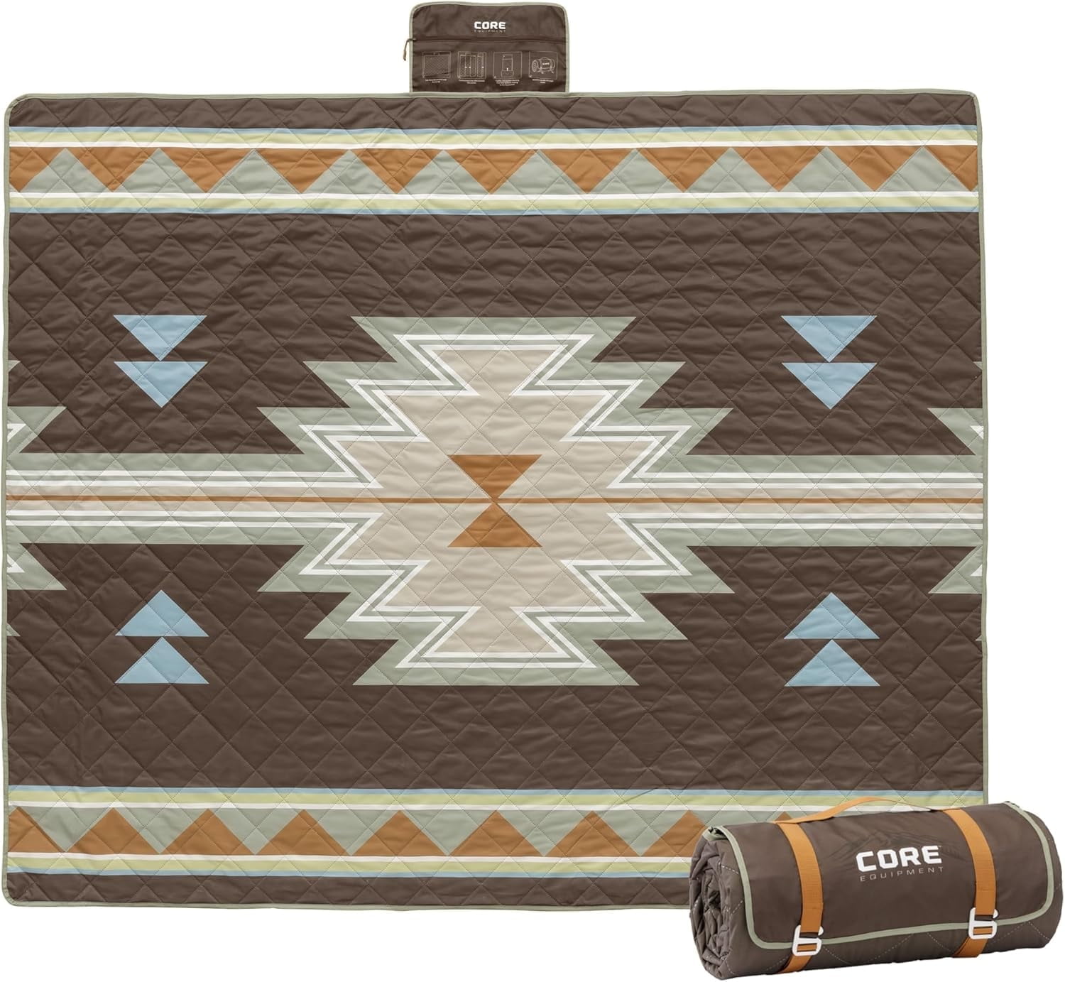 CORE Staydown Anchortech Outdoor Travel Weighted Ground Blanket ...
