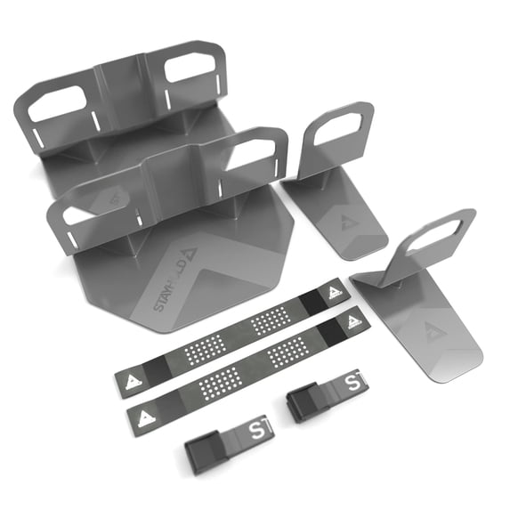 Stayhold Sidekick Rubber Liner Car Trunk Organizers with Quickstrap Set ...