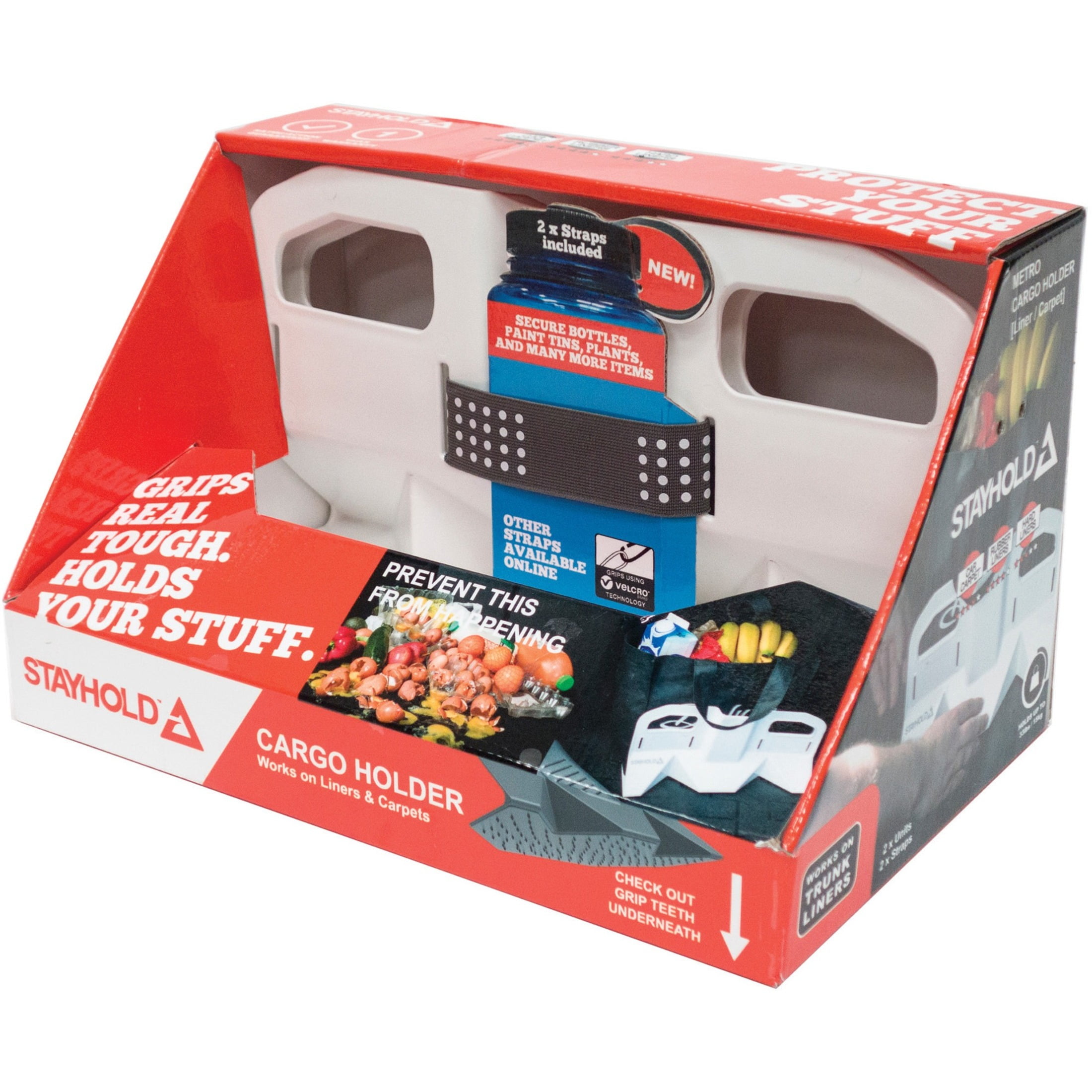 Stayhold(TM) Sidekick Modular Cargo Organizer Starter Pack-White; 2 ...