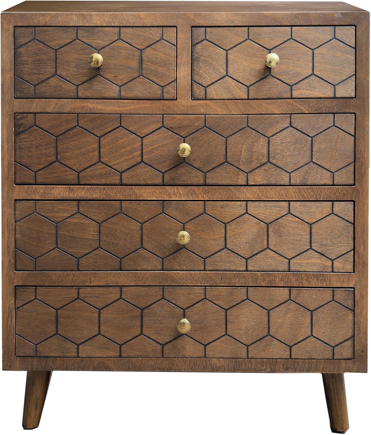 Staykiwi Handcrafted Accent Drawer with 5 Drawers for Living Room ...