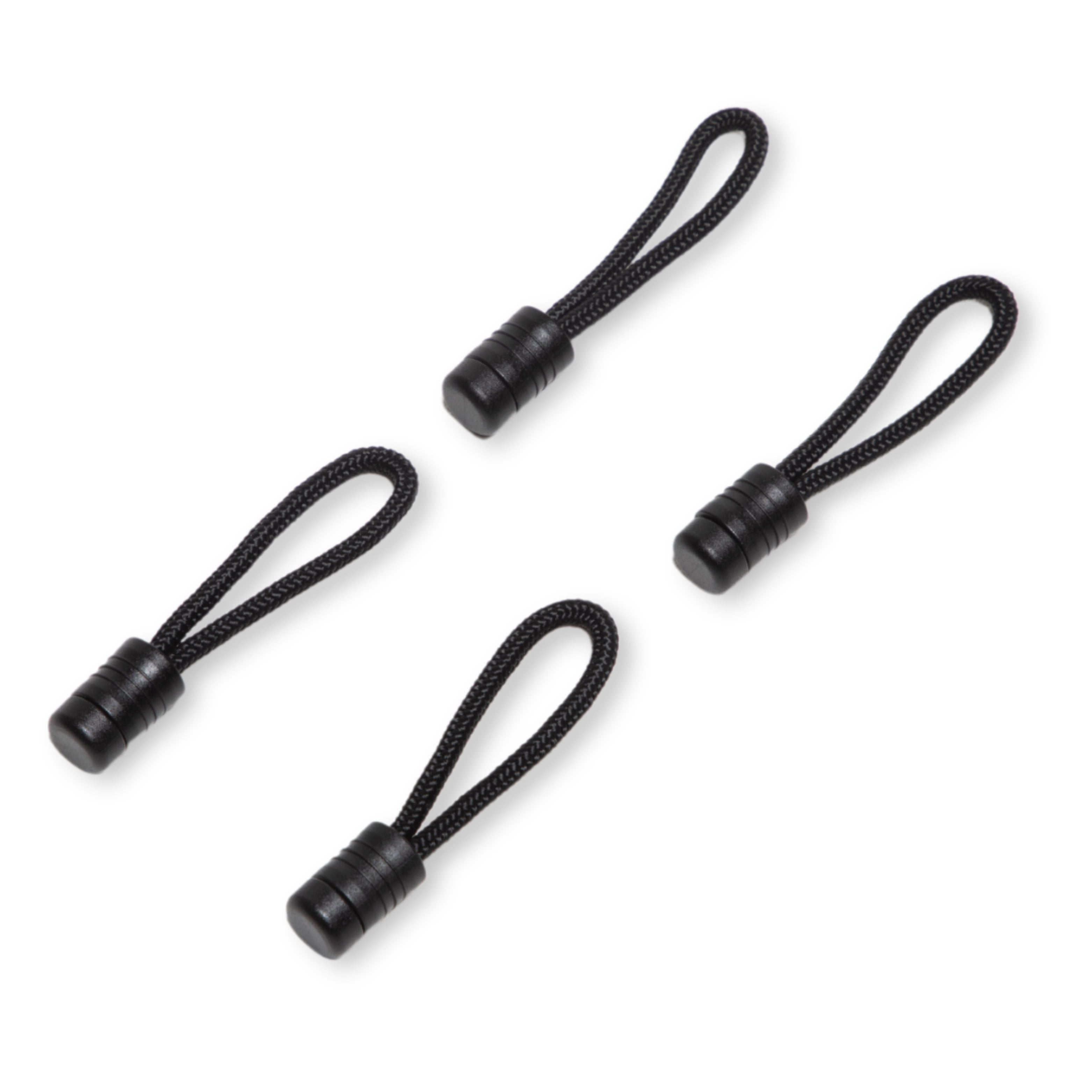 Stayput Black Pull Cords - 4 Pack, Used with Shock Cords & Zippers for ...
