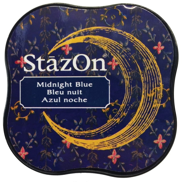 StazOn Midi Ink Pad-Midnight Blue - Walmart Business Supplies