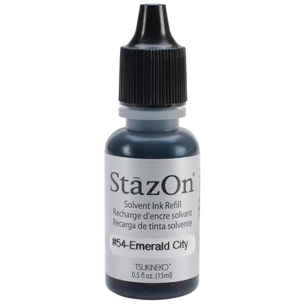 StazOn Midi Ink Refill .5oz-Emerald City - Walmart.com