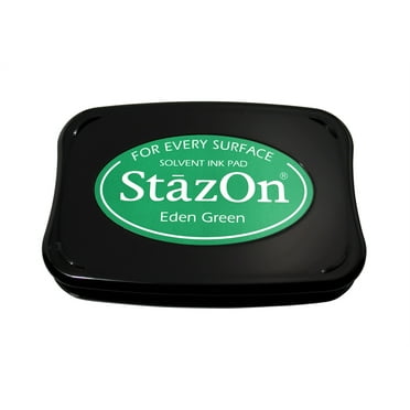 StazOn Solvent Ink Pad Large Opaque Cotton White - Walmart.com