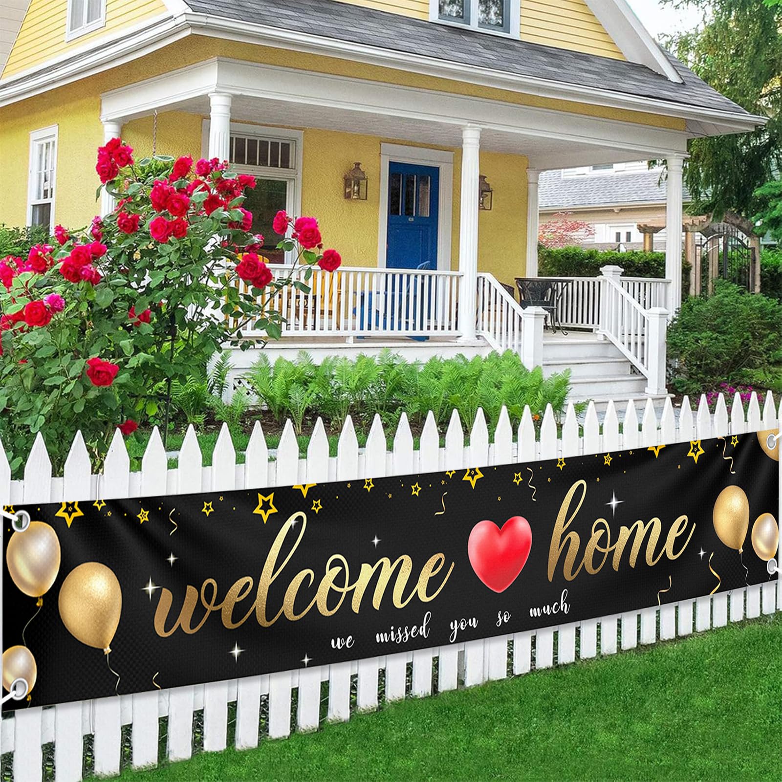 Stcomart Welcome Home Banner YPF5 Decorations, Homecoming Welcome Party ...