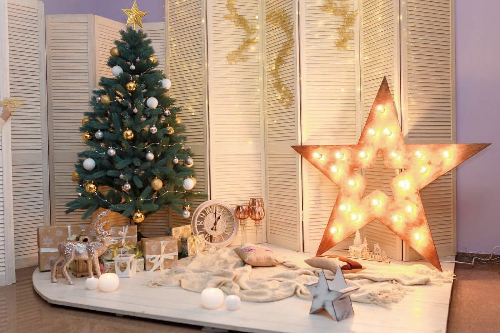 Stduio Photo Backdrop Photo Interior Child Gift Candle Fireplace ...
