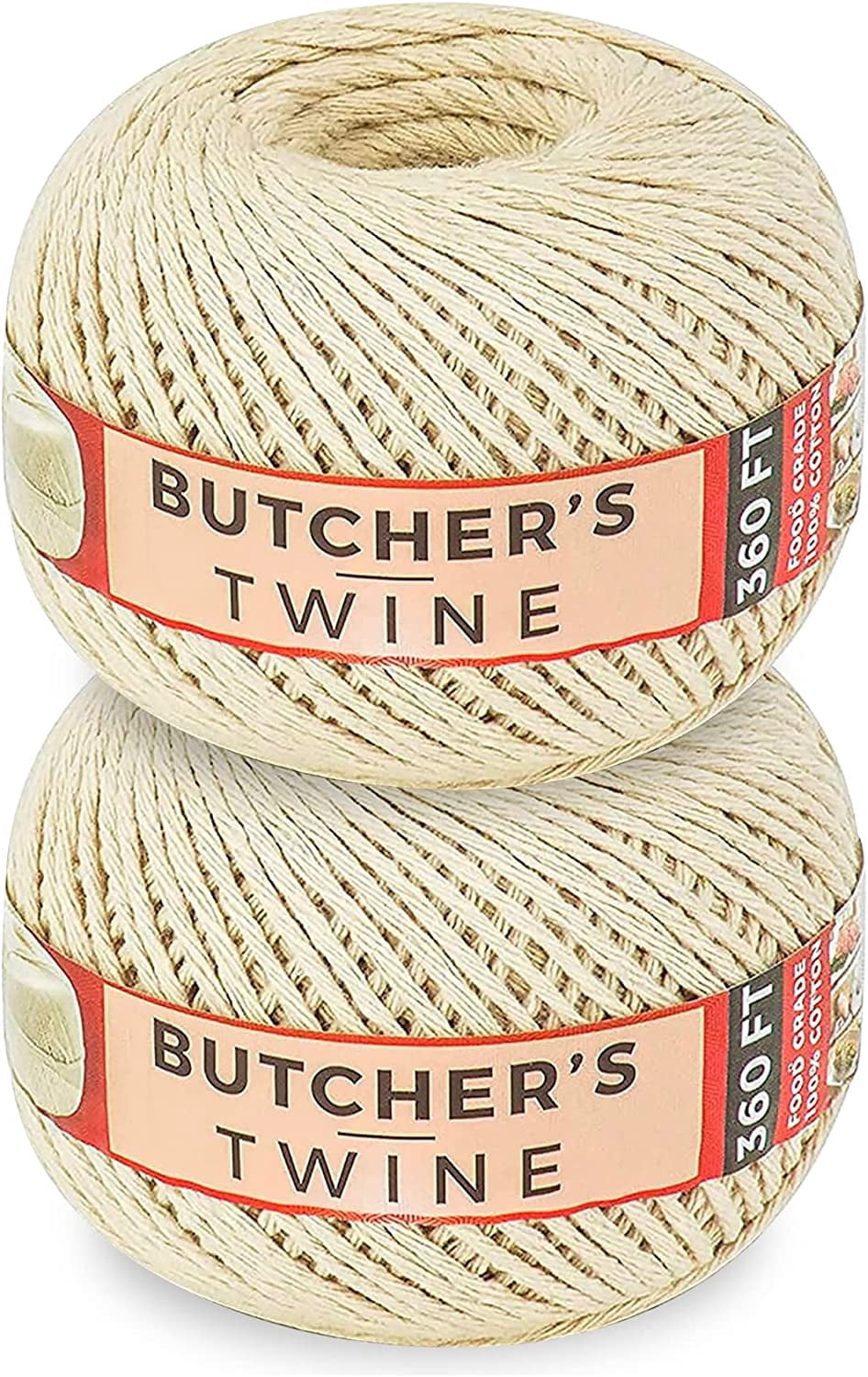 steadmax Kitchen Twine, 100% Natural Cotton, Food Grade Bakers Twine ...