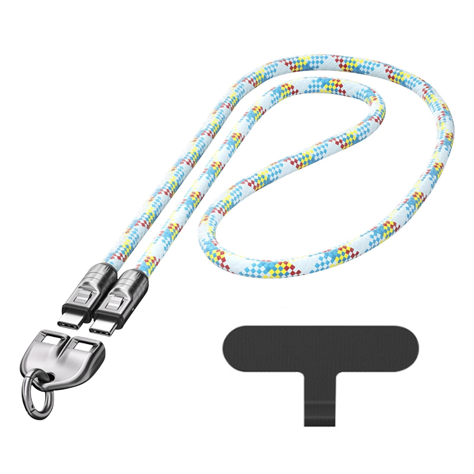 Steadline 2 in 1 Phone Lanyard with Charging Cable and Wearable ...