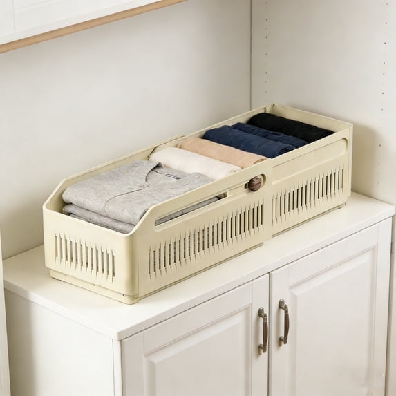 Steadline Adjustable Retractable Storage Box With Handles,Expandable ...