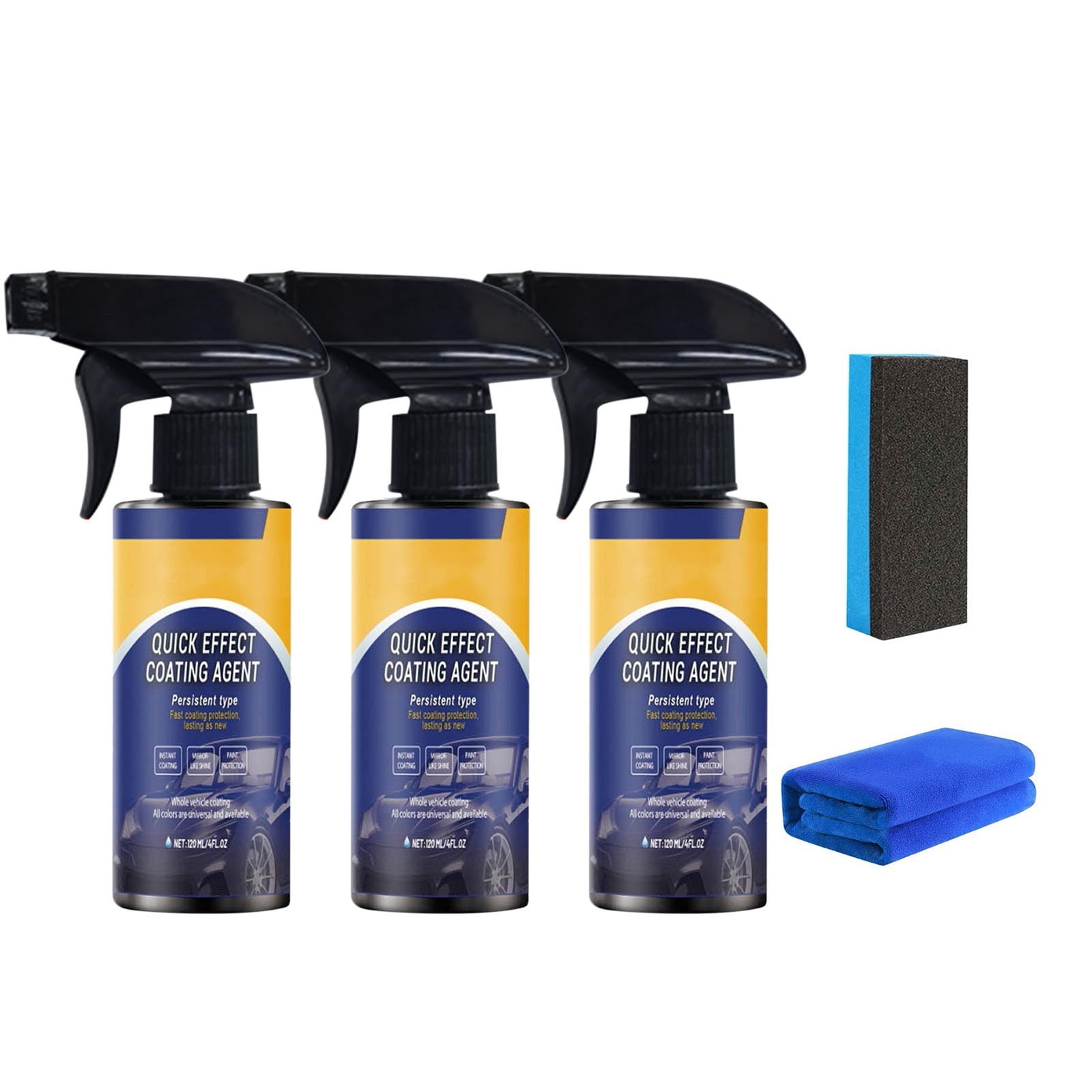 Steadline Automotive Ceramic Protection Spray with Hydrophobic Formula - Paint Sealant and Gloss ...