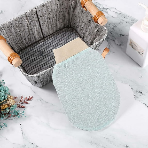 Steadline Double Sided Exfoliating Bath Gloves with Fine Sand Texture ...