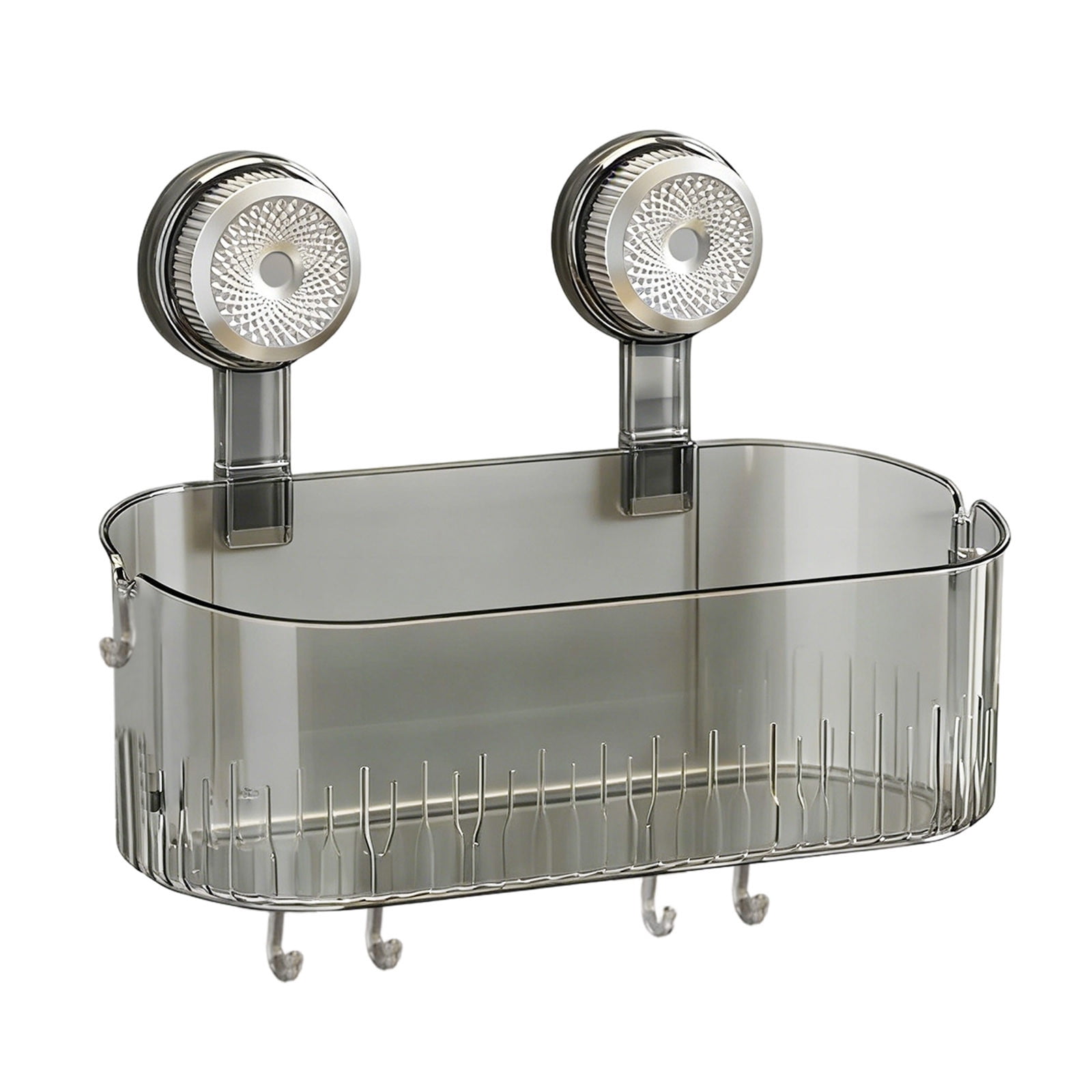 Steadline No Drill Bathroom Suction Storage Box,2026 New Clear Acrylic ...