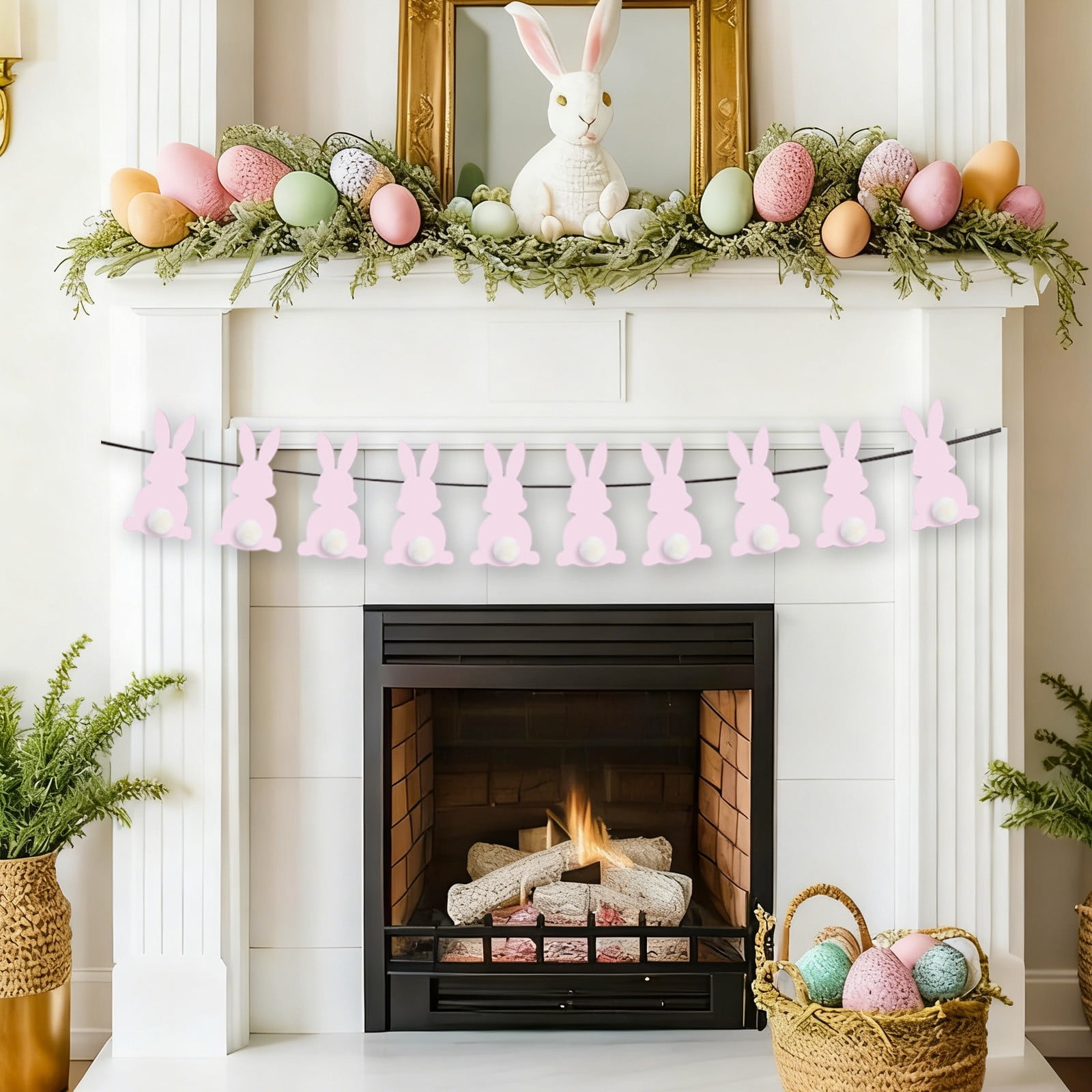 Steadline Easter Themed Hanging Decorations Set,Colorful Paper Wall ...