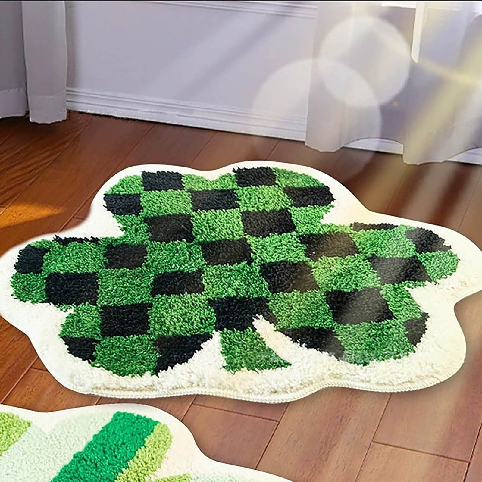 Steadline Faux Wool Shamrock Throw Blanket,Festive Green Celtic Knot ...