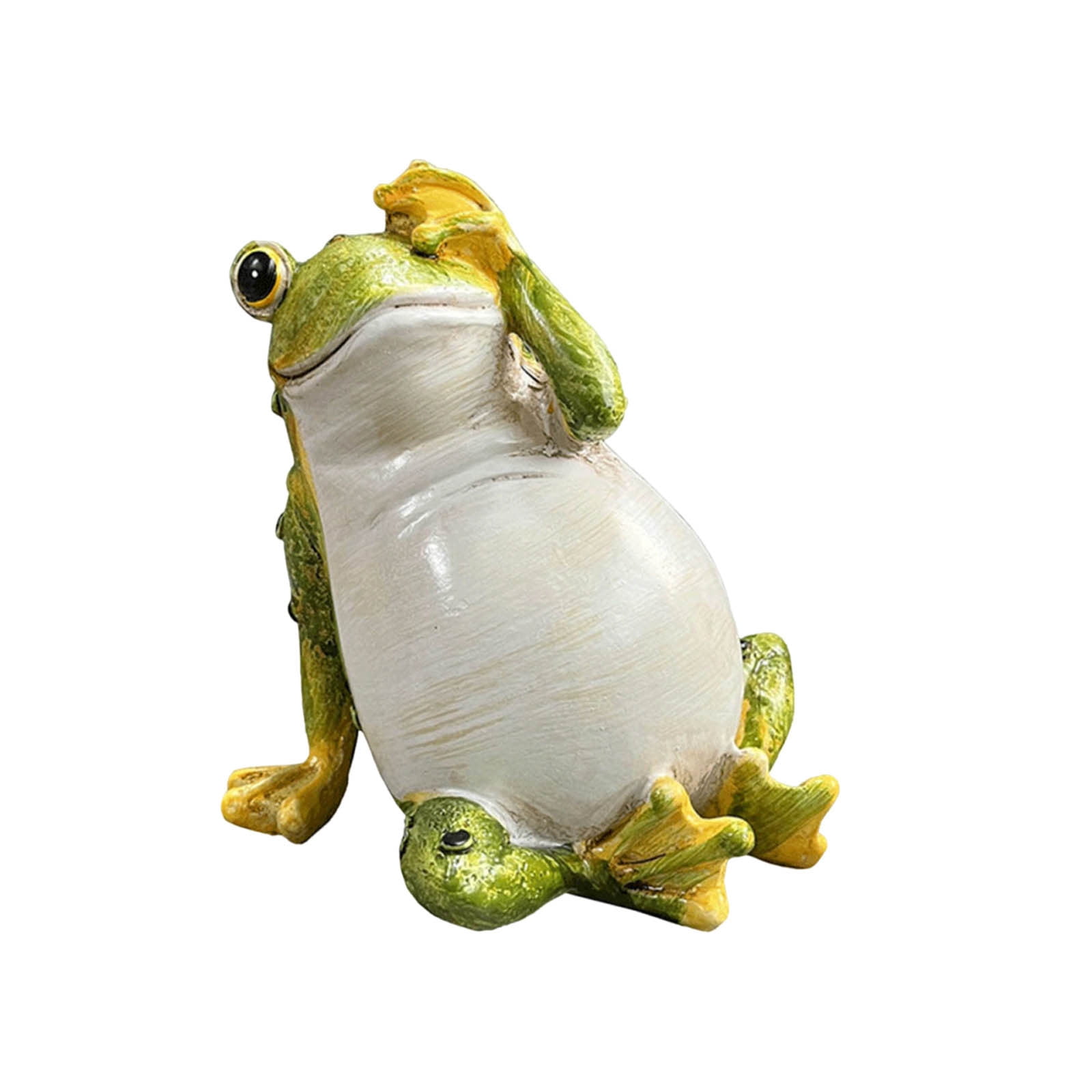 Steadline Garden Frog Statue, Resin Outdoor Yard Decor, Creative Pond ...